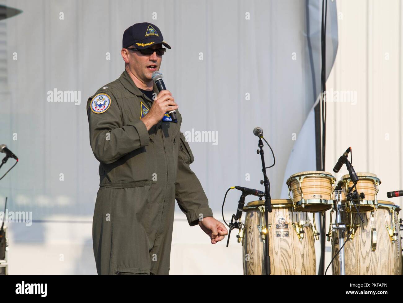 OAK HARBOR, Wash. (August 10, 2018) Cmdr. James Rankin, executive ...
