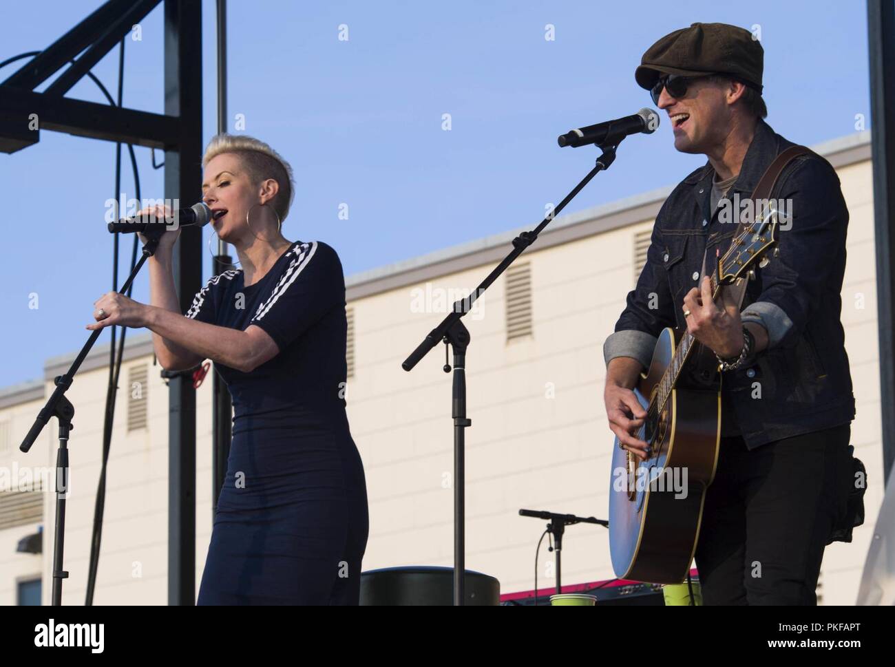 OAK HARBOR, Wash. (August 10, 2018) Country music duo Thompson Square ...