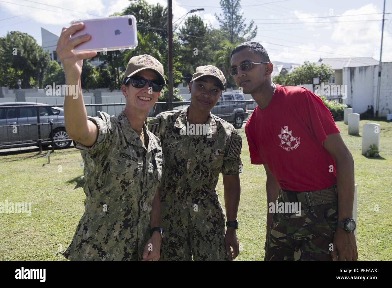 PORT OF SPAIN, Trinidad and Tobago (Aug. 10, 2018) Command Master Chief ...