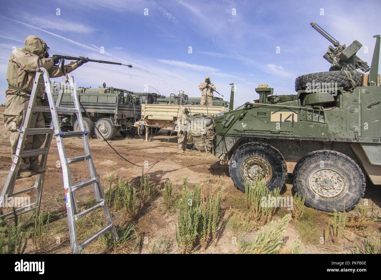 Operational decontamination exercise hi-res stock photography and ...