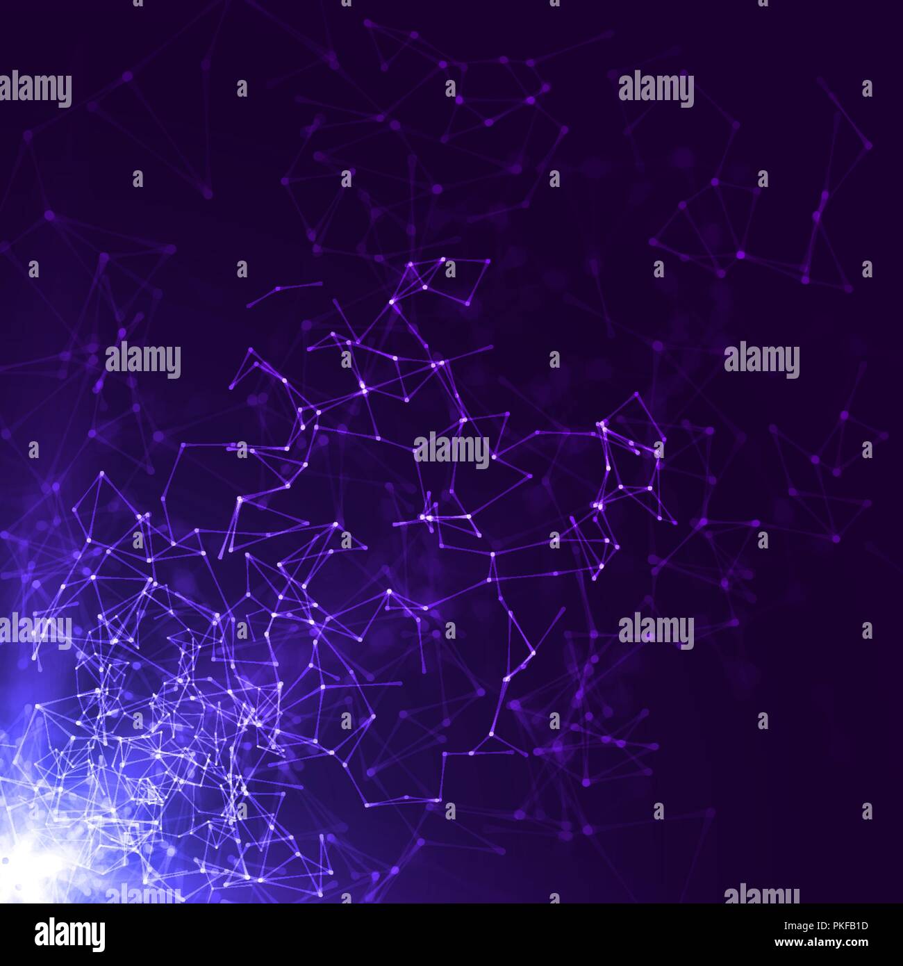 light source and connected lines. vector illustration Stock Vector ...