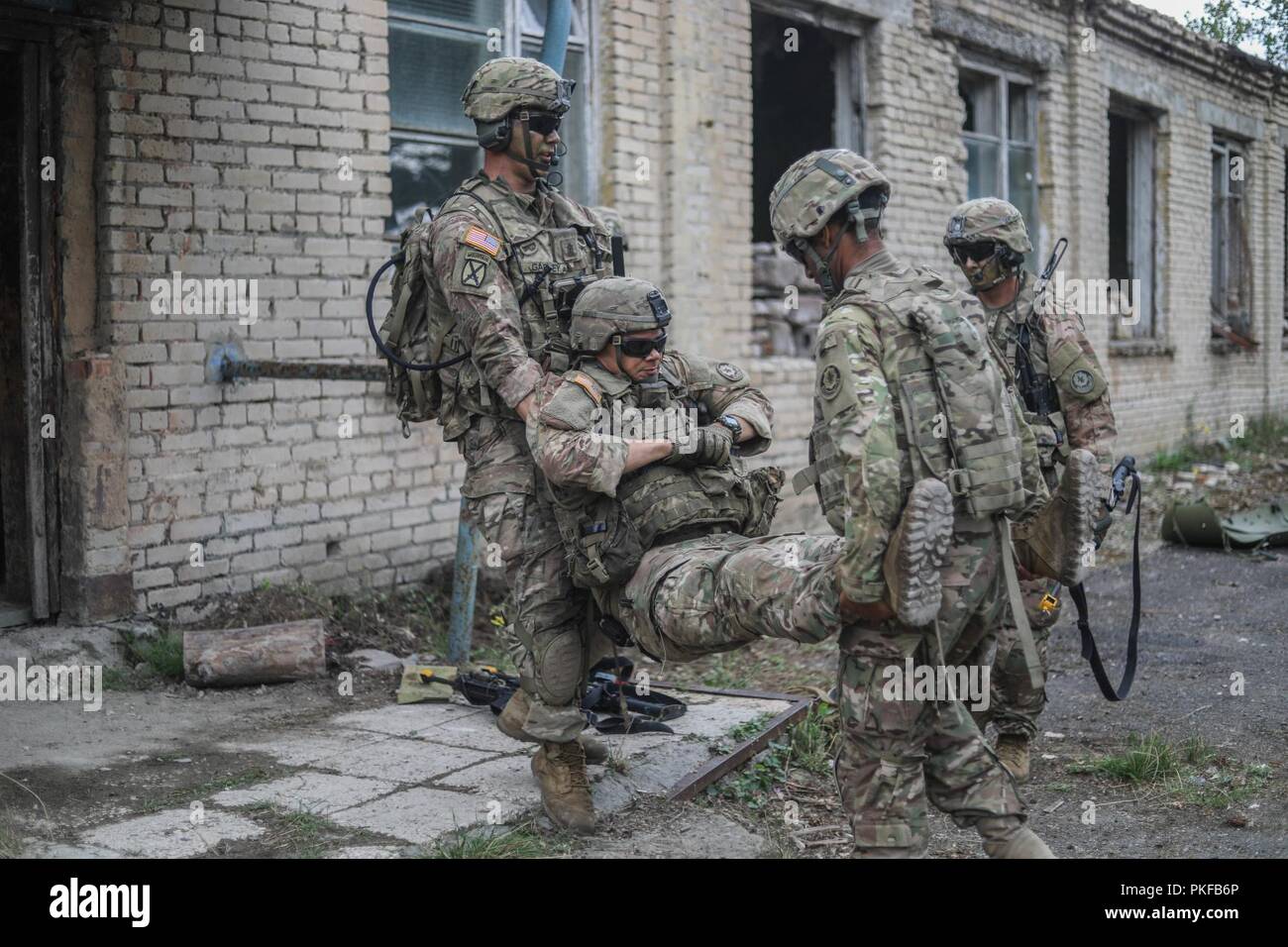 The rehearsal of medical evacuation procedures immediately came into ...