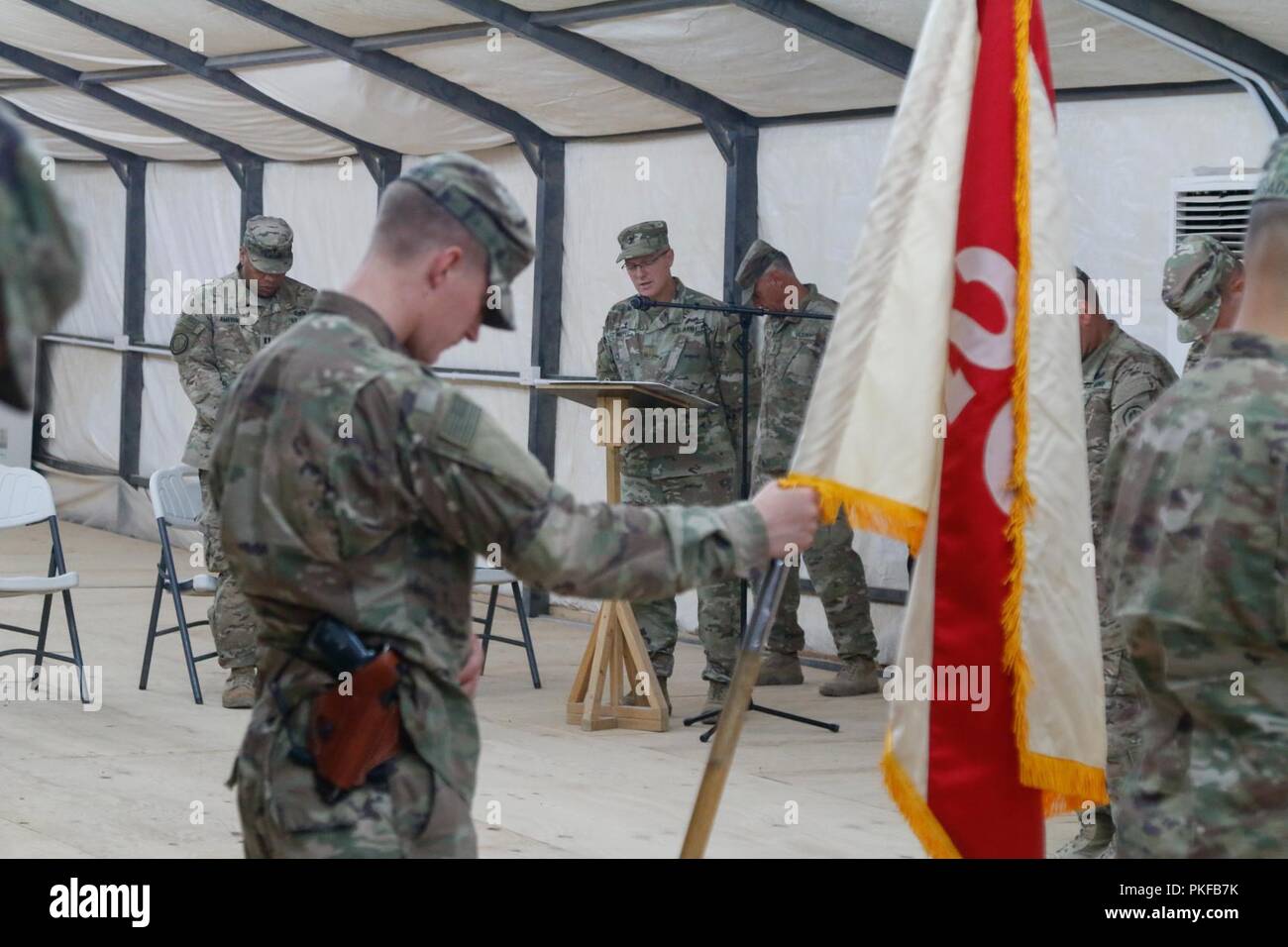 U.S. Army Maj. Jon Pirtle, chaplain for HHC 201st Regional Support ...