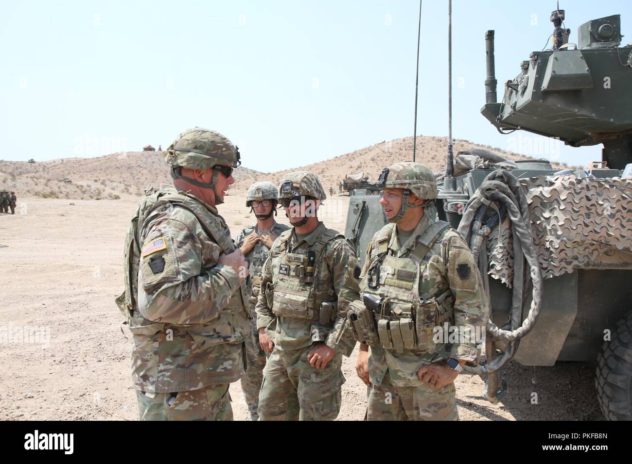 Us army stryker brigade soldiers hi-res stock photography and images ...