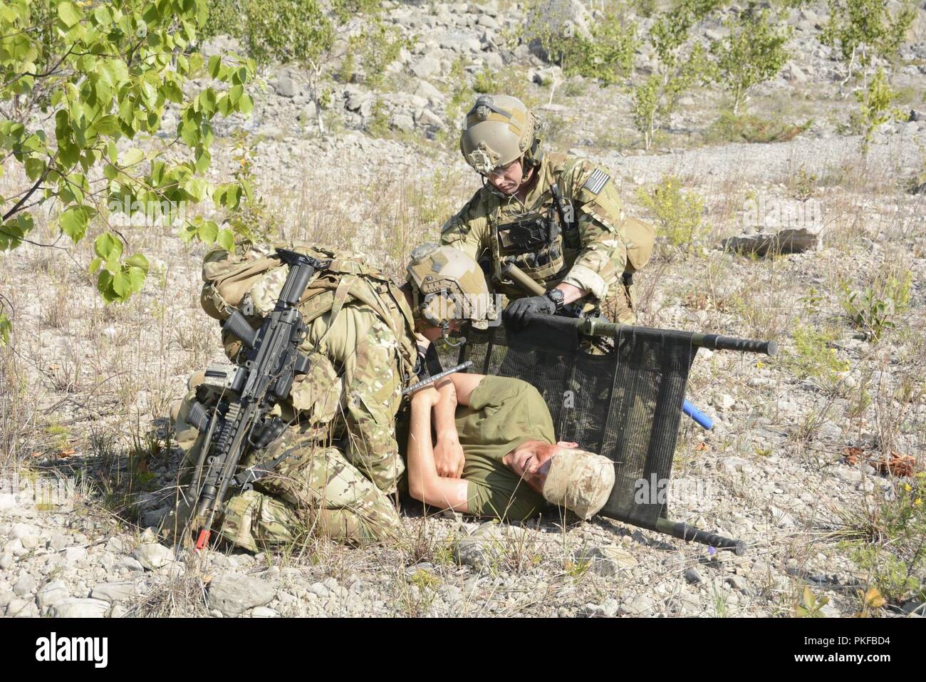 Combined combat maneuver exercise hi-res stock photography and images ...