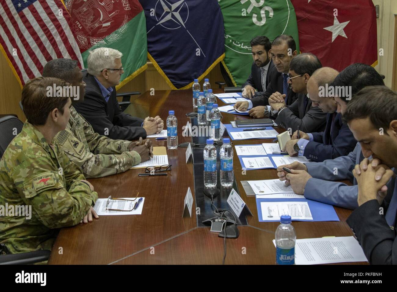 Combined security transition command afghanistan hi-res stock ...