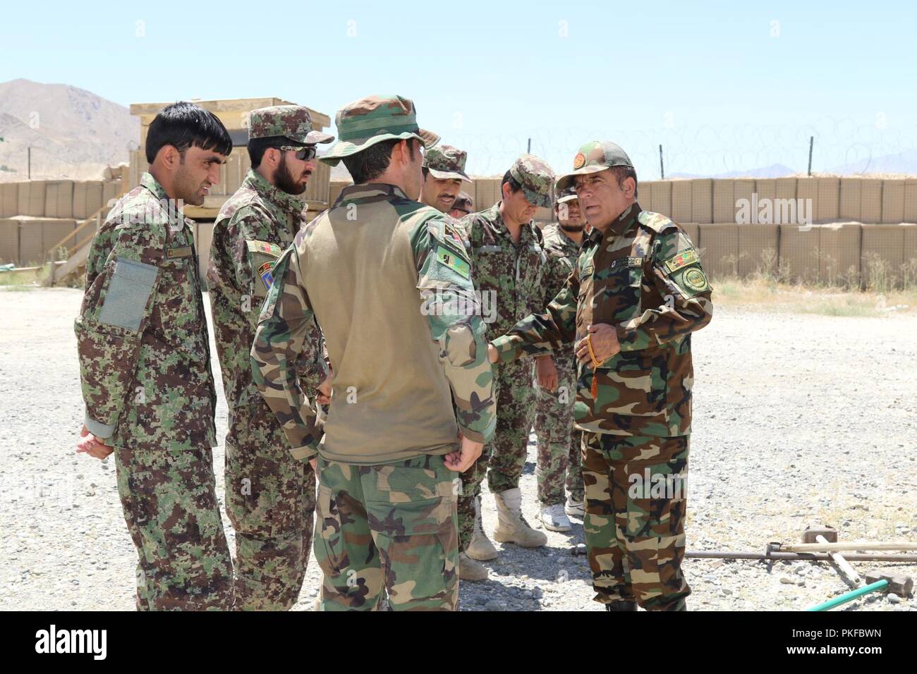 MAIDAN SHAHR, Afghanistan (August 6, 2018) – Afghan National Army Lt ...