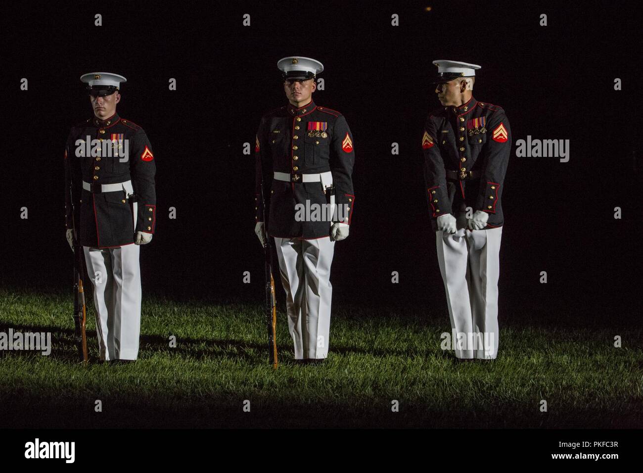 Corporal Christopher Ochoa, rifle inspector, U.S. Marine Corps Silent ...