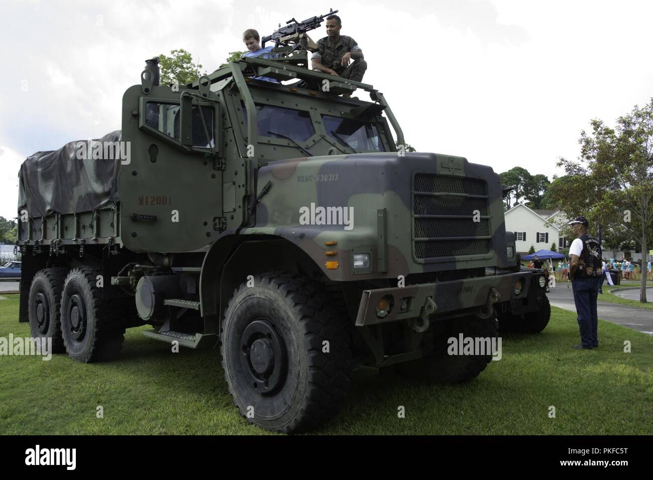 Motor transport Marines stationed on Marine Corps Base Camp Lejeune ...