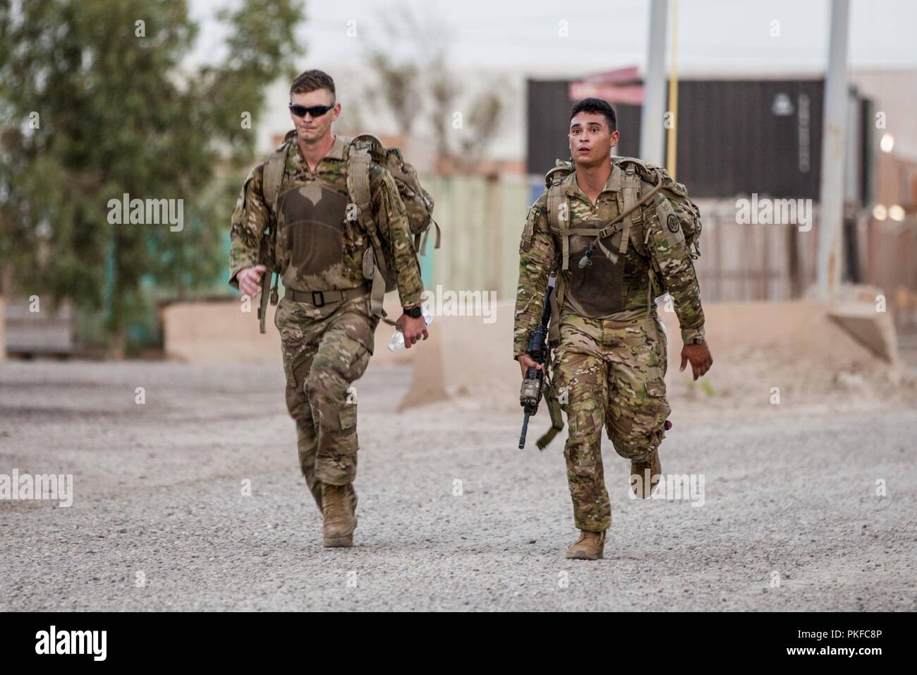 U.S. Soldiers with Bandit Troop, 3rd Cavalry Regiment, conduct the 5 ...