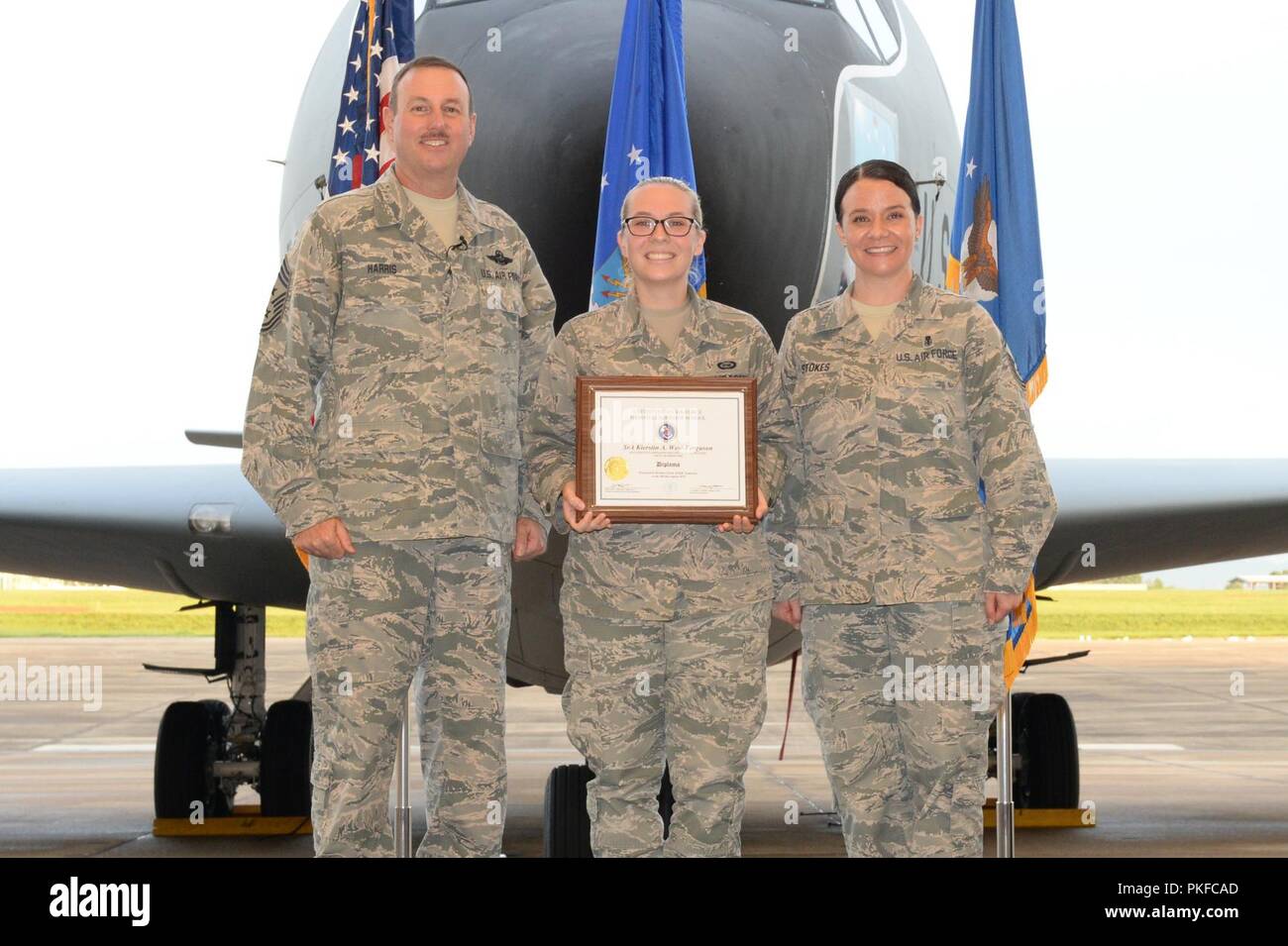Senior Airman Kierstin Westferguson, from the 3rd Intelligence Squadron ...
