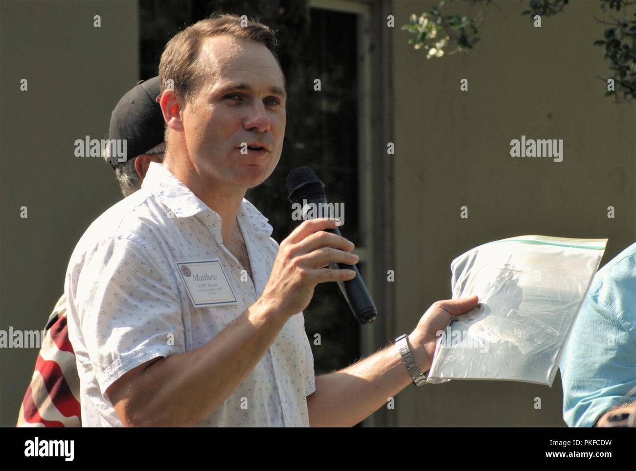 Captain Matthew Kosnar, USN, Commanding Officer at Naval Weapons ...