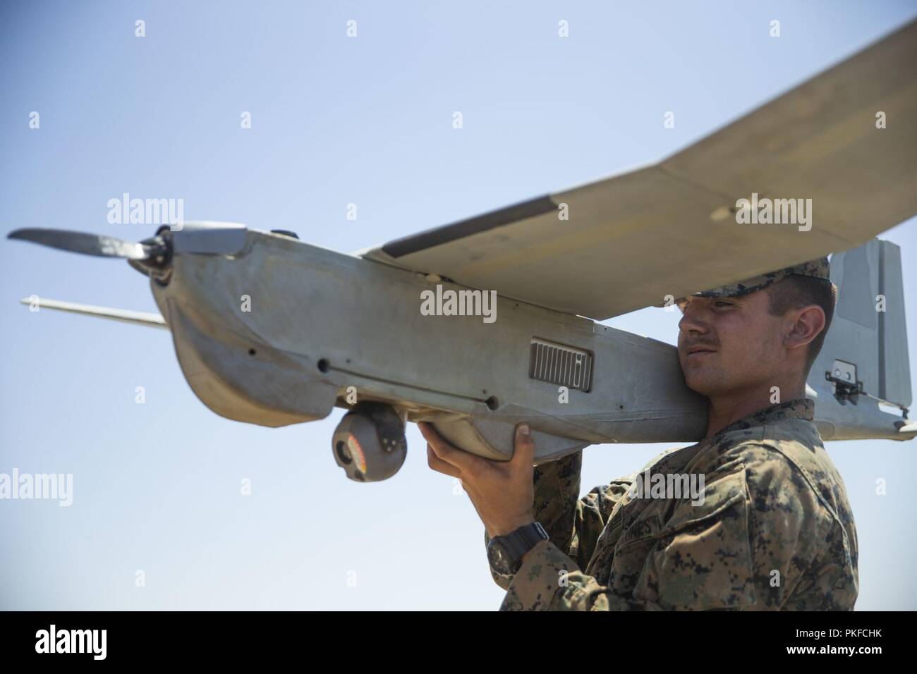 U.S. Marine Corps Lance Cpl. Austin Mitchell, an intelligence ...