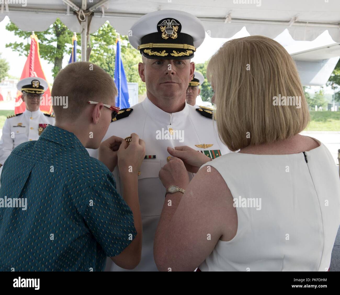 Capt. Matthew Hebert, Naval Medical Research Unit-Dayton, commanding ...