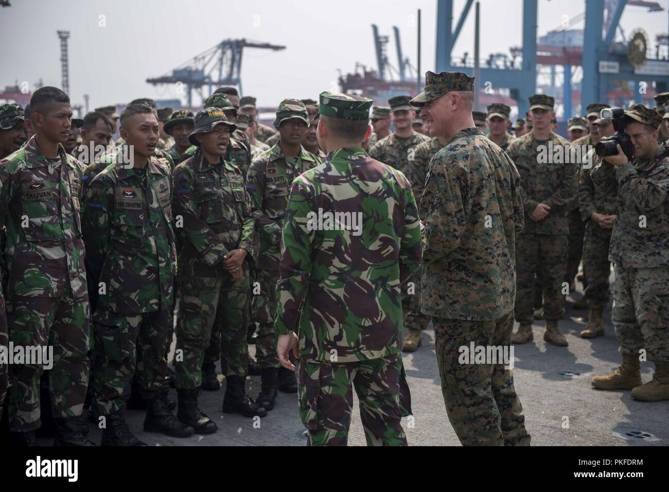 JAKARTA, INDONESIA (Aug. 12, 2018) –Marine Corps Lt. Col. Bryan ...