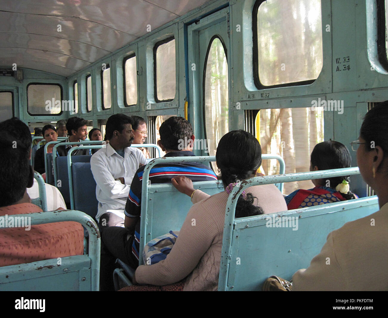 Indian railway coach interior hi-res stock photography and images - Alamy