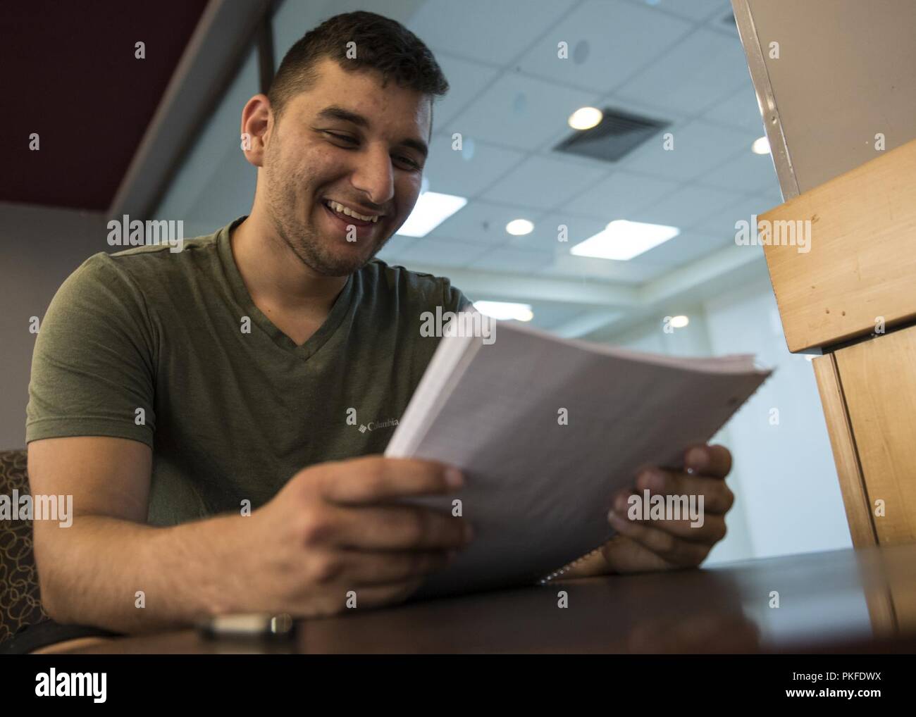 U.S. Air Force Senior Airman Dustin Pace, 39th Maintenance Squadron aircraft structural ...