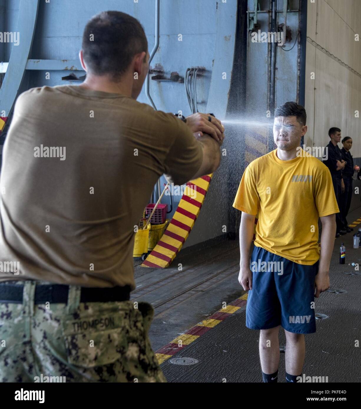 ATLANTIC OCEAN (Aug. 10, 2018) Aviation Boatswain's Mate (Handling ...