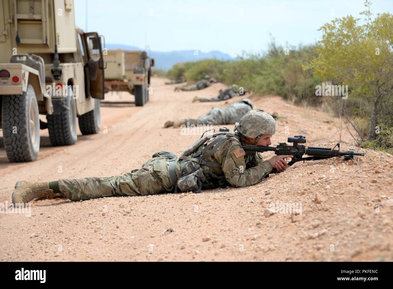 Fort Bliss, TX – Soldiers of the 30th Armored Brigade Combat Team’s ...