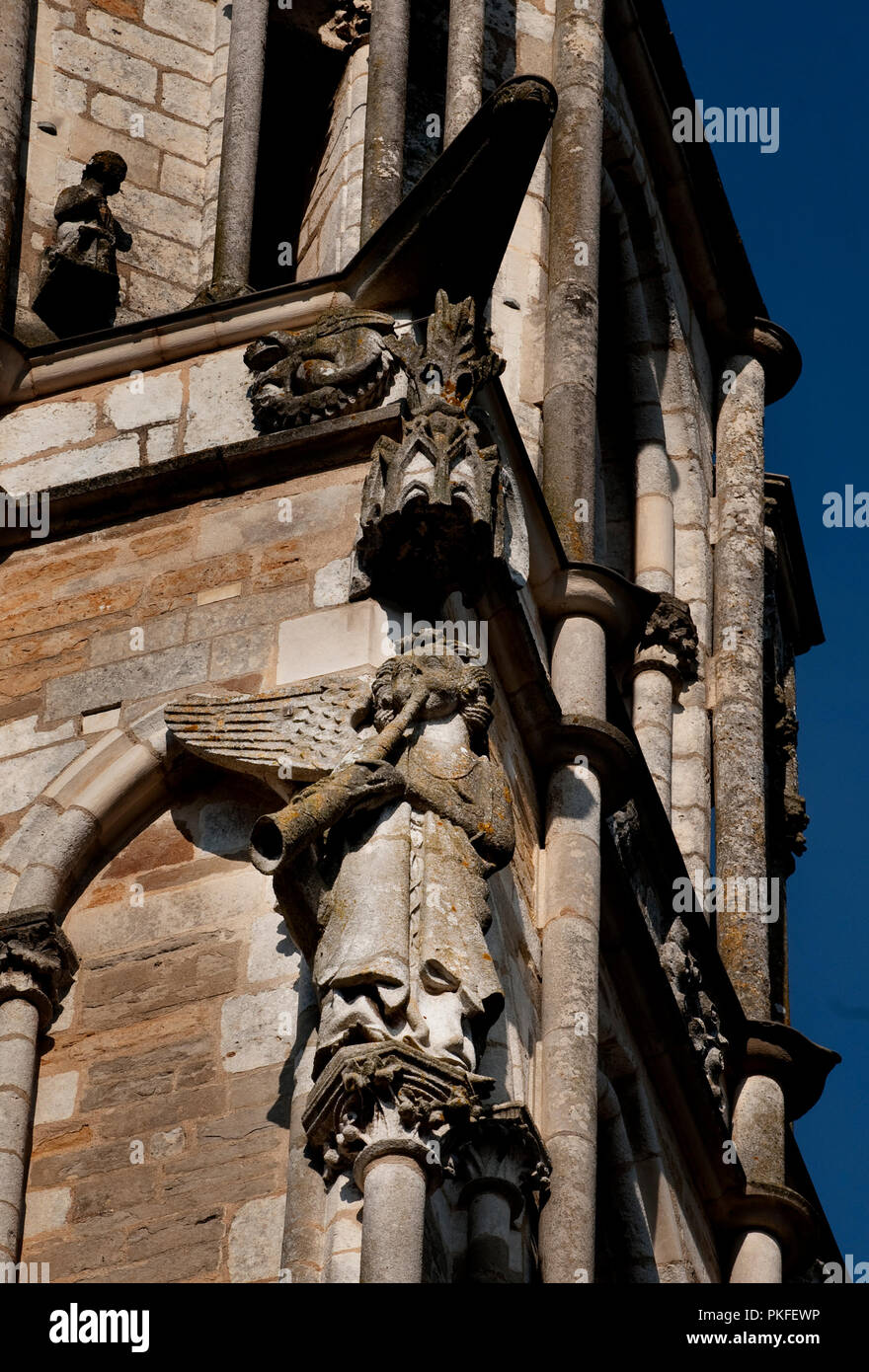 The 13th century Notre-Dame de Saint-Père church in Saint-Père, in the ...