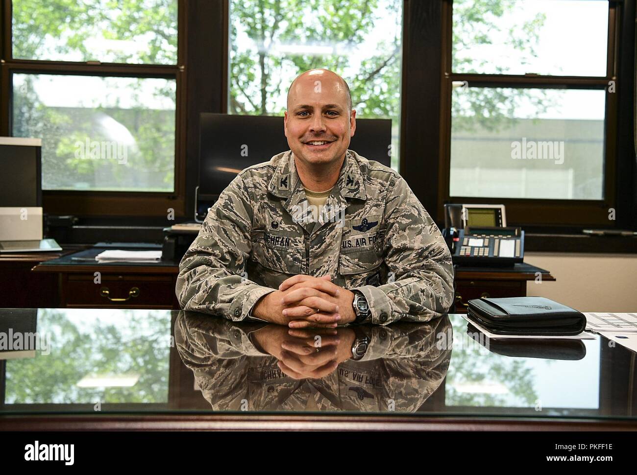 Col. Bradley Cochran is the 55th commander of the 5th Bomb Wing at ...