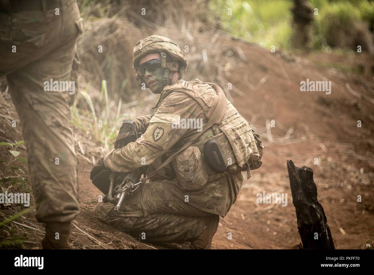 U.S. Army Soldier assigned to 1st Battalion, 21st Infantry Regiment ...