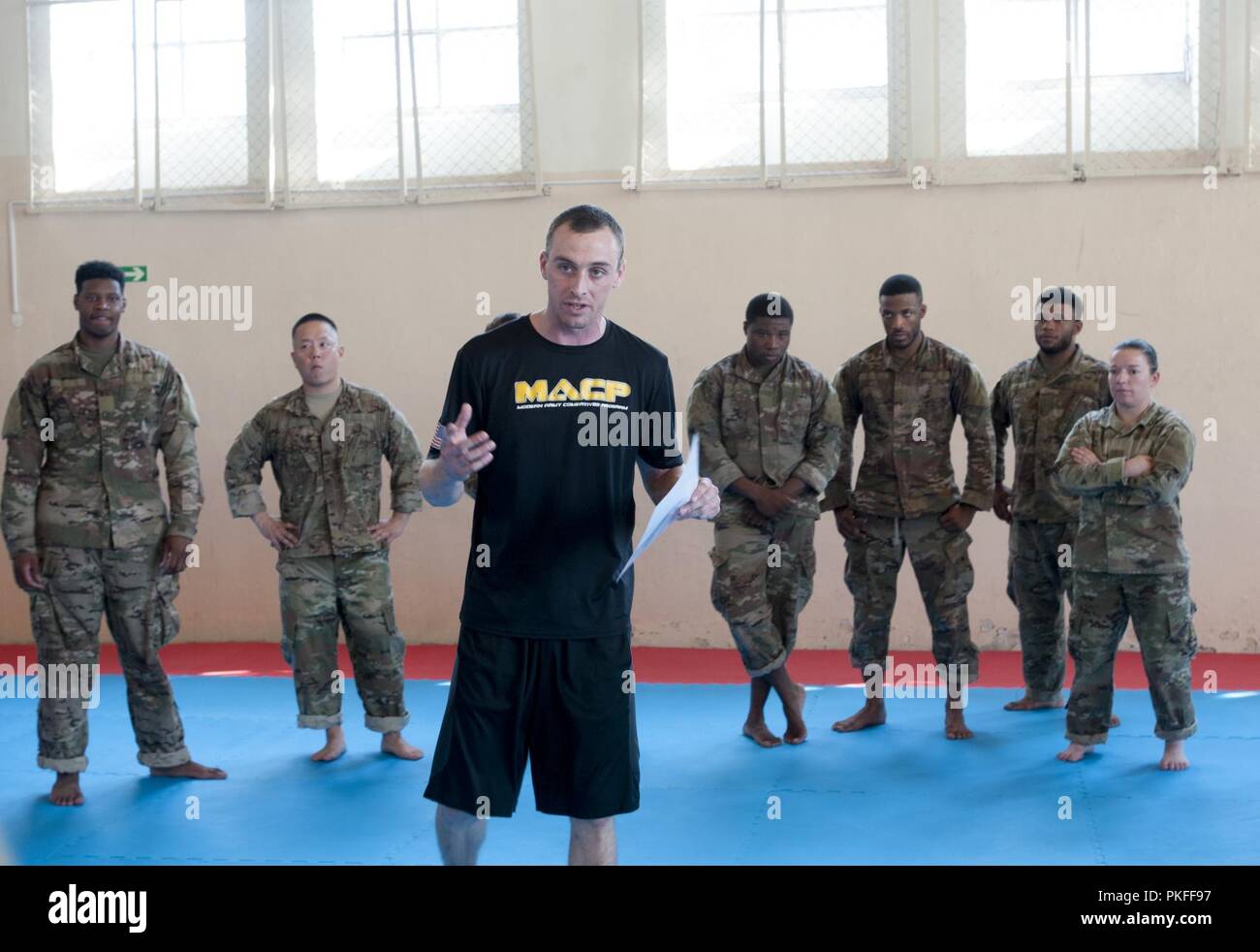 U.S. Army Sgt. Michael Sulick, a battalion current operations sergeant ...