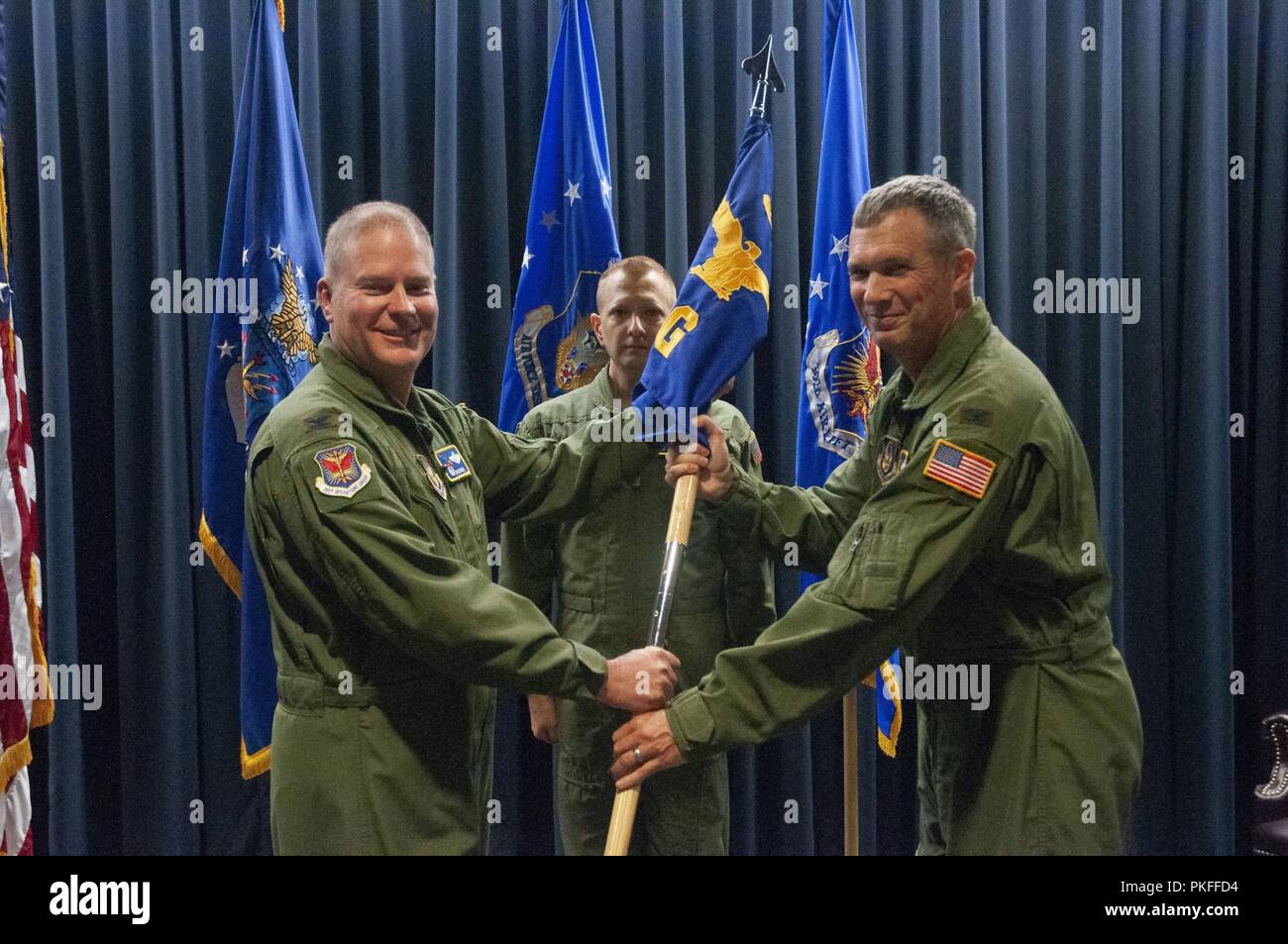 Col. Gregory Berry (right), the new 302nd Operations Group commander ...