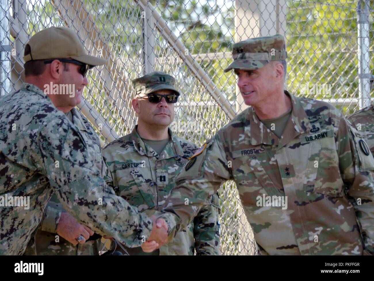 Maj. Gen. Malcom Frost, Center of Initial Military Training commander ...