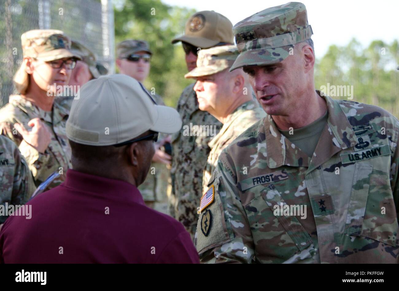 Maj. Gen. Malcolm Frost, Center of Initial Military Training commander ...