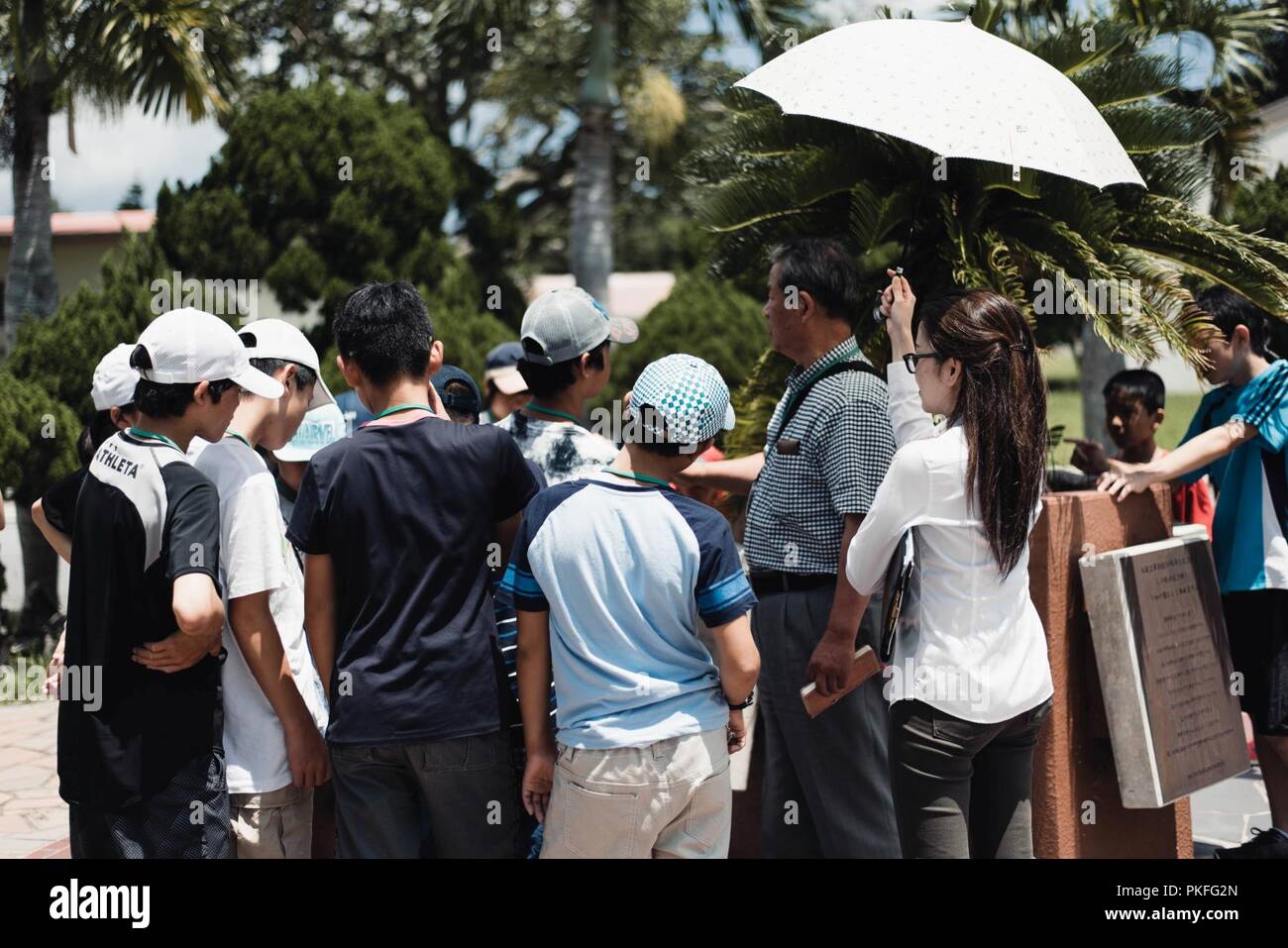 Students and teachers from the Shimoina District, Nagano Prefecture and ...