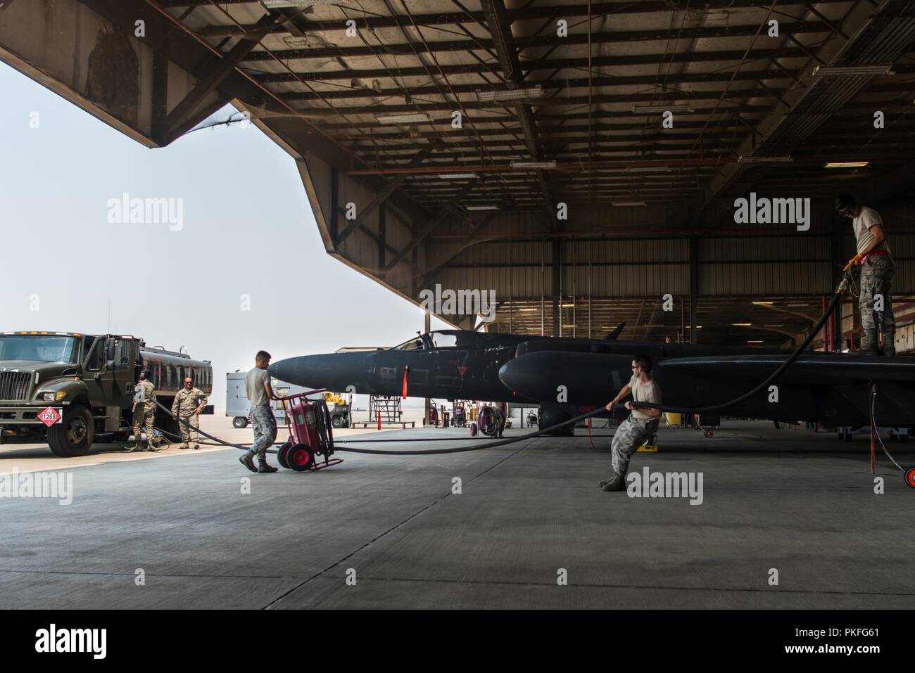 Airmen with the 9th Logistics Readiness Squadron and the 9th Aircraft Maintenance Squadron ...