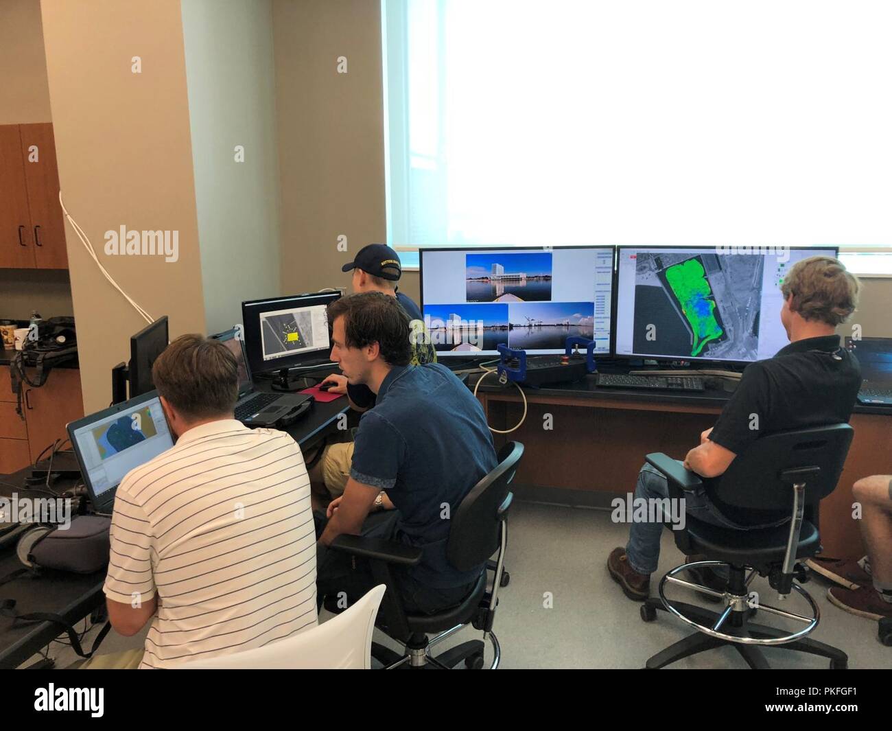 On Aug. 8, 2018, Naval Oceanography personnel and industry partners ...