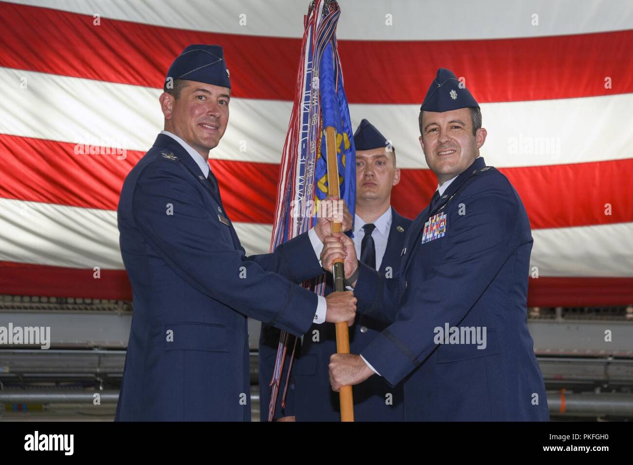 U.S. Air Force Col. Eric Paulson, 55th Operations Group commander ...