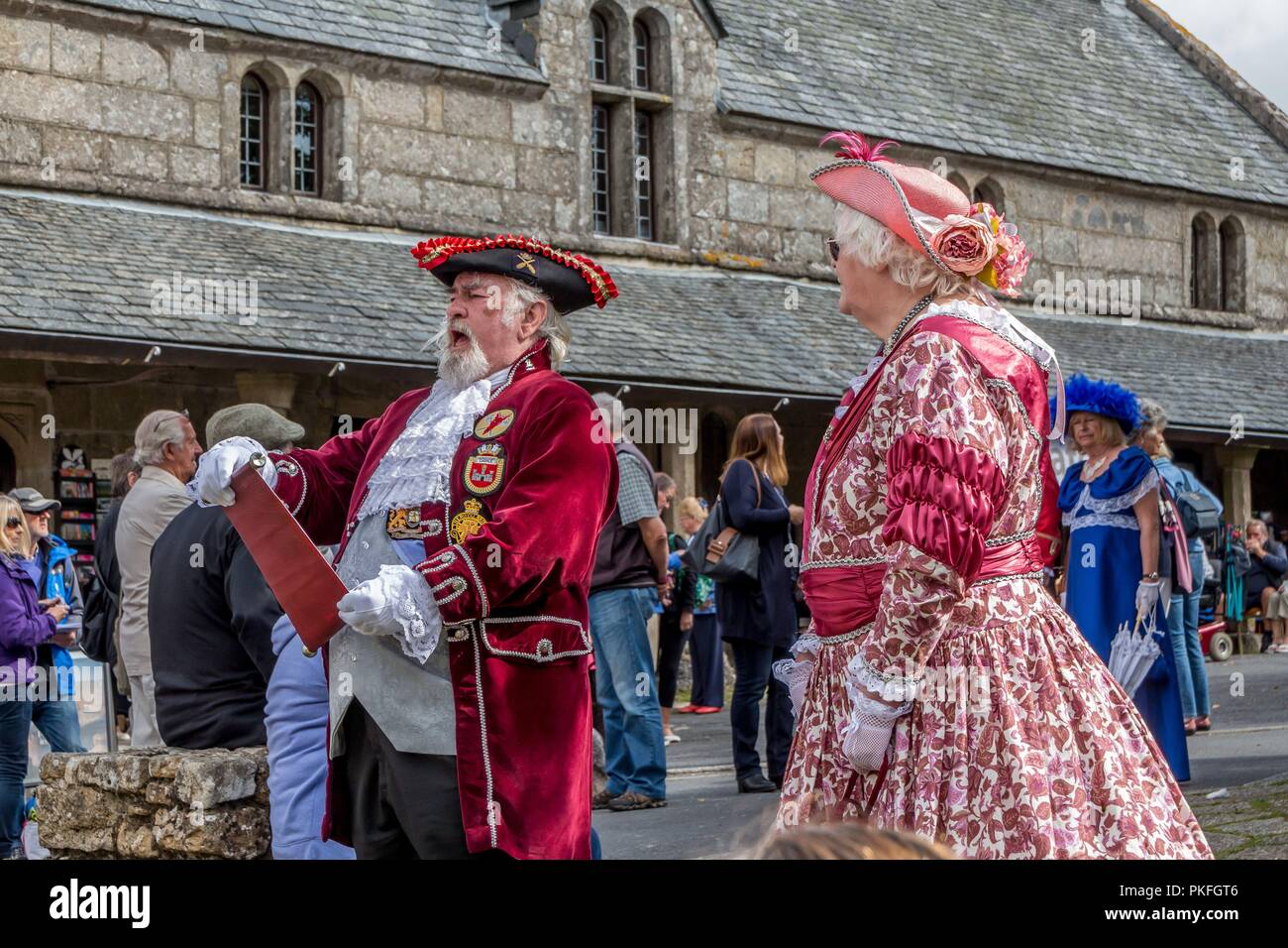 town crier Competition Widdicombe Fair, Widdicombe -n the Moor, Devon ...