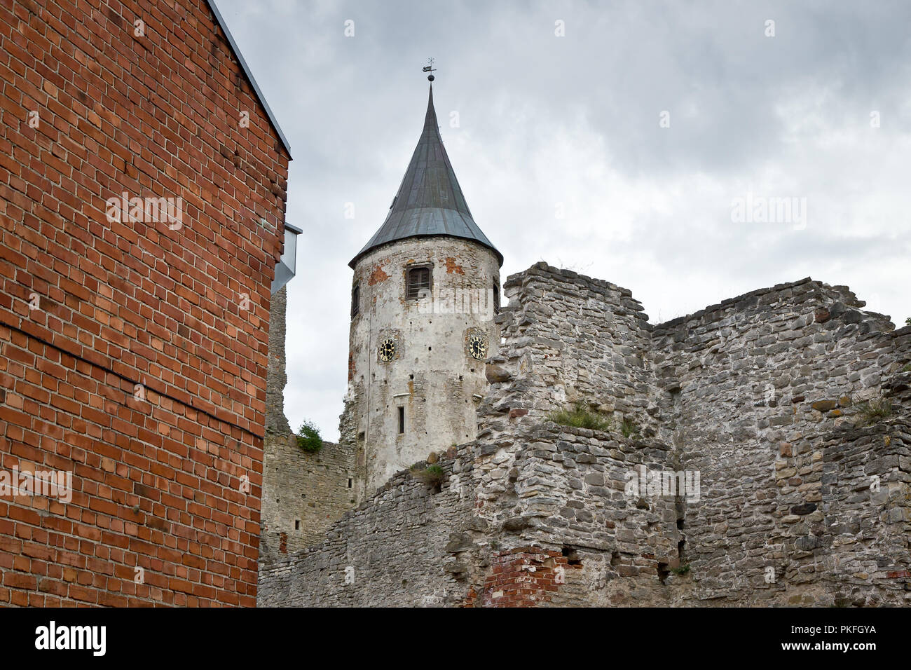 Medieval castle in Haapsalu, Estonia Stock Photo - Alamy