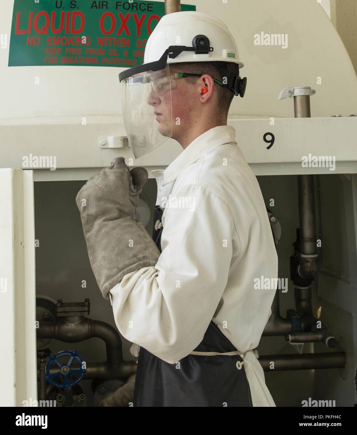 U.S. Air Force Senior Airman Christopher Tallan, 18th Logistics ...