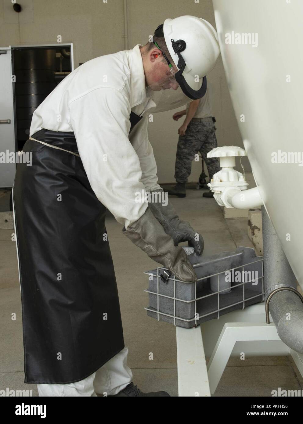 U.S. Air Force Senior Airman Christopher Tallan, 18th Logistics ...