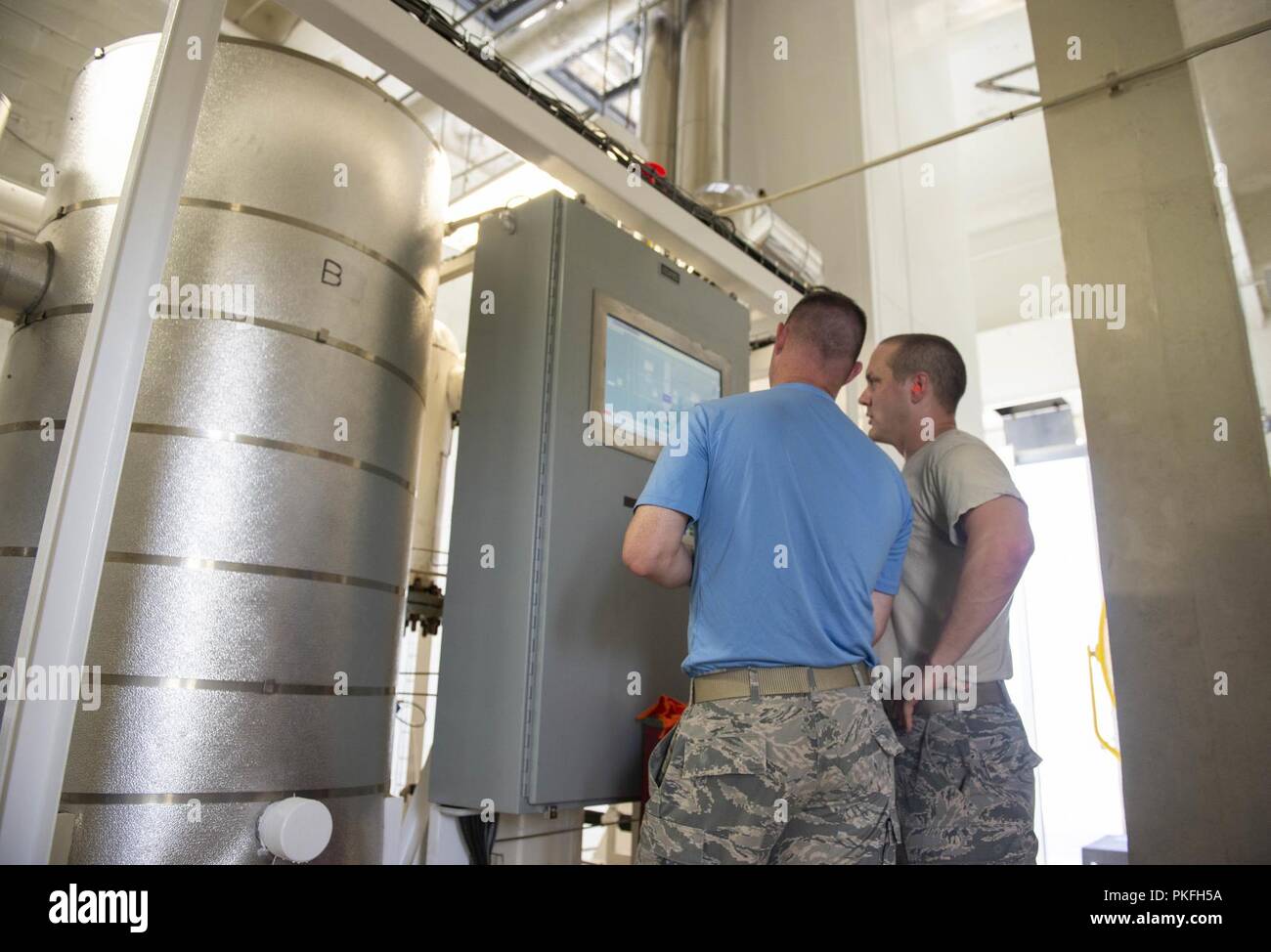 U.S. Air Force members of the 18th Logistics Readiness Squadron ...