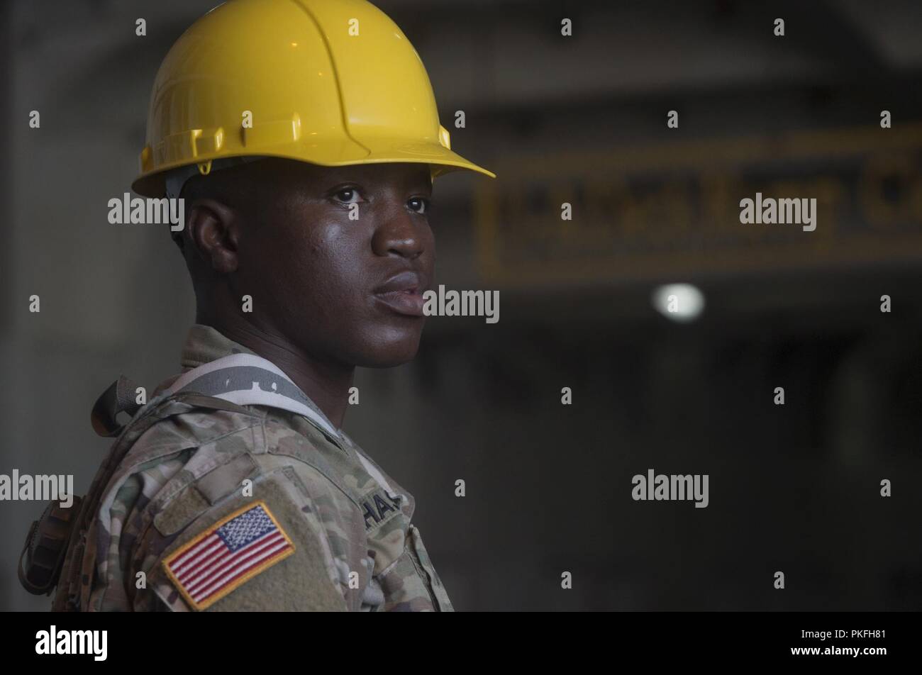 U.S. Army Spc. Aaron Alhassan, 149th Seaport Operations Company, 10th ...