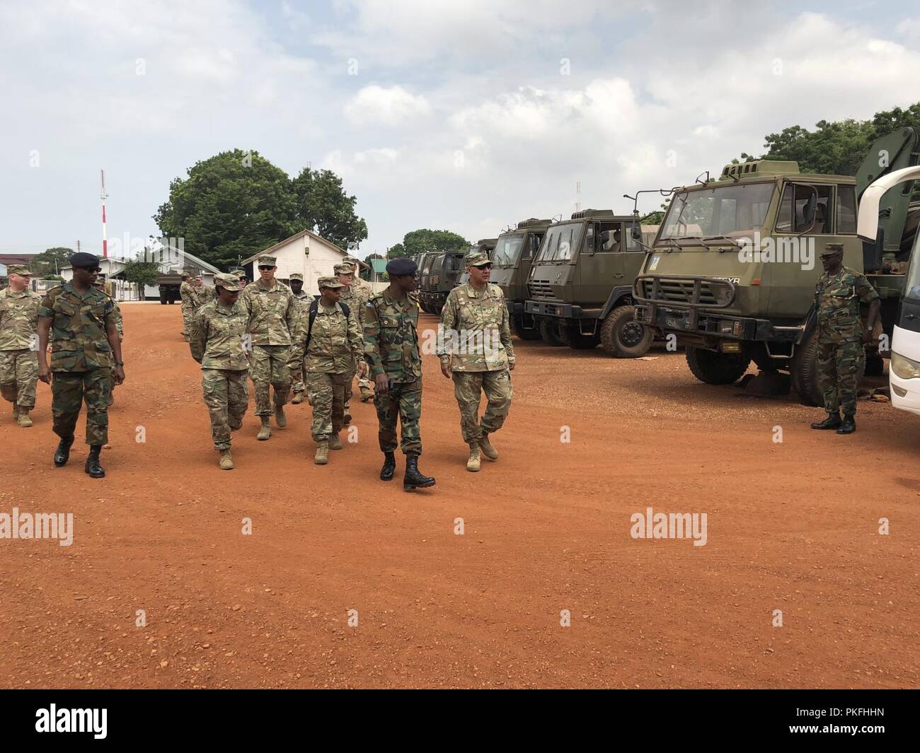 A team of 13th ESC Soldiers visit the Ghanaian Armed Forces Centers of ...