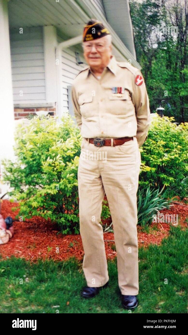 Lt. Col. (Retired) Russell Shurr stands in his old uniform that ...