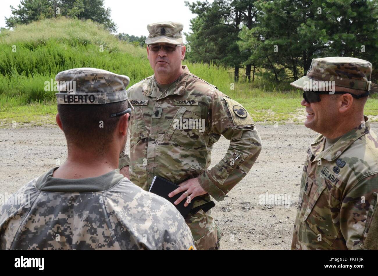 Command Sgt. Maj. Ted L. Copeland, senior enlisted advisor, U.S. Army ...