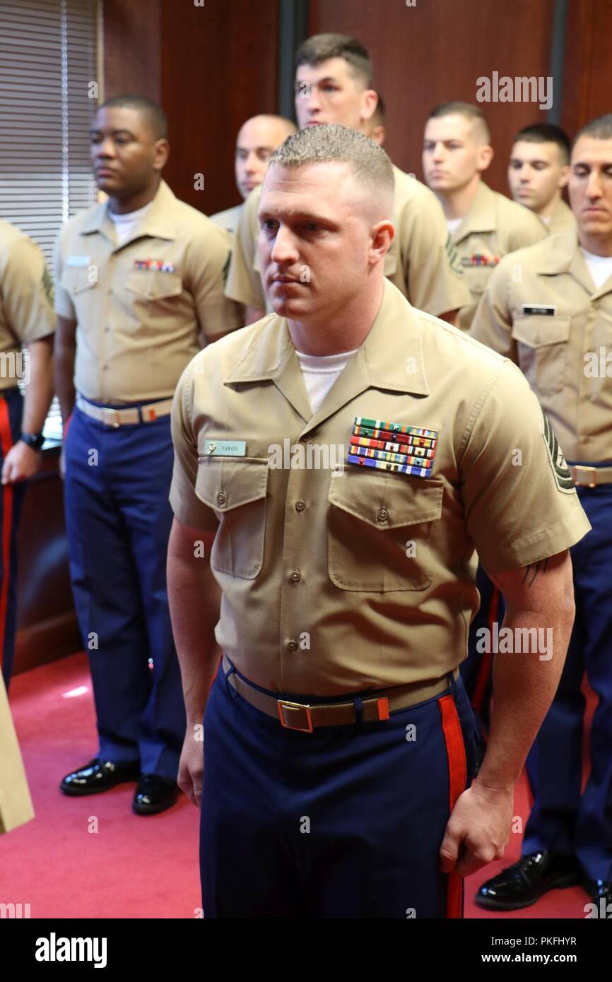 Gunnery Sgt. Pete Vargo, the staff noncommissioned officer-in-charge of ...