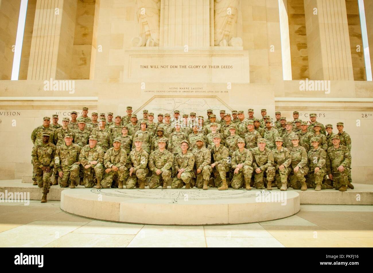 National Guard Soldiers that made up Team Rainbow pose for a group ...