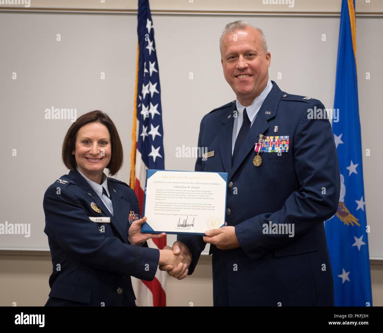 Col. Jon Dosset retires from the Air Force at Barksdale Air Force Base ...