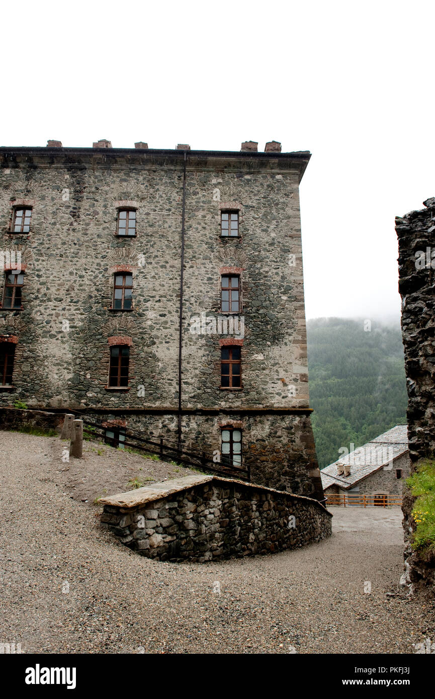 The 18th Century Fenestrelle Fort, the biggest fort in Europe, in the ...