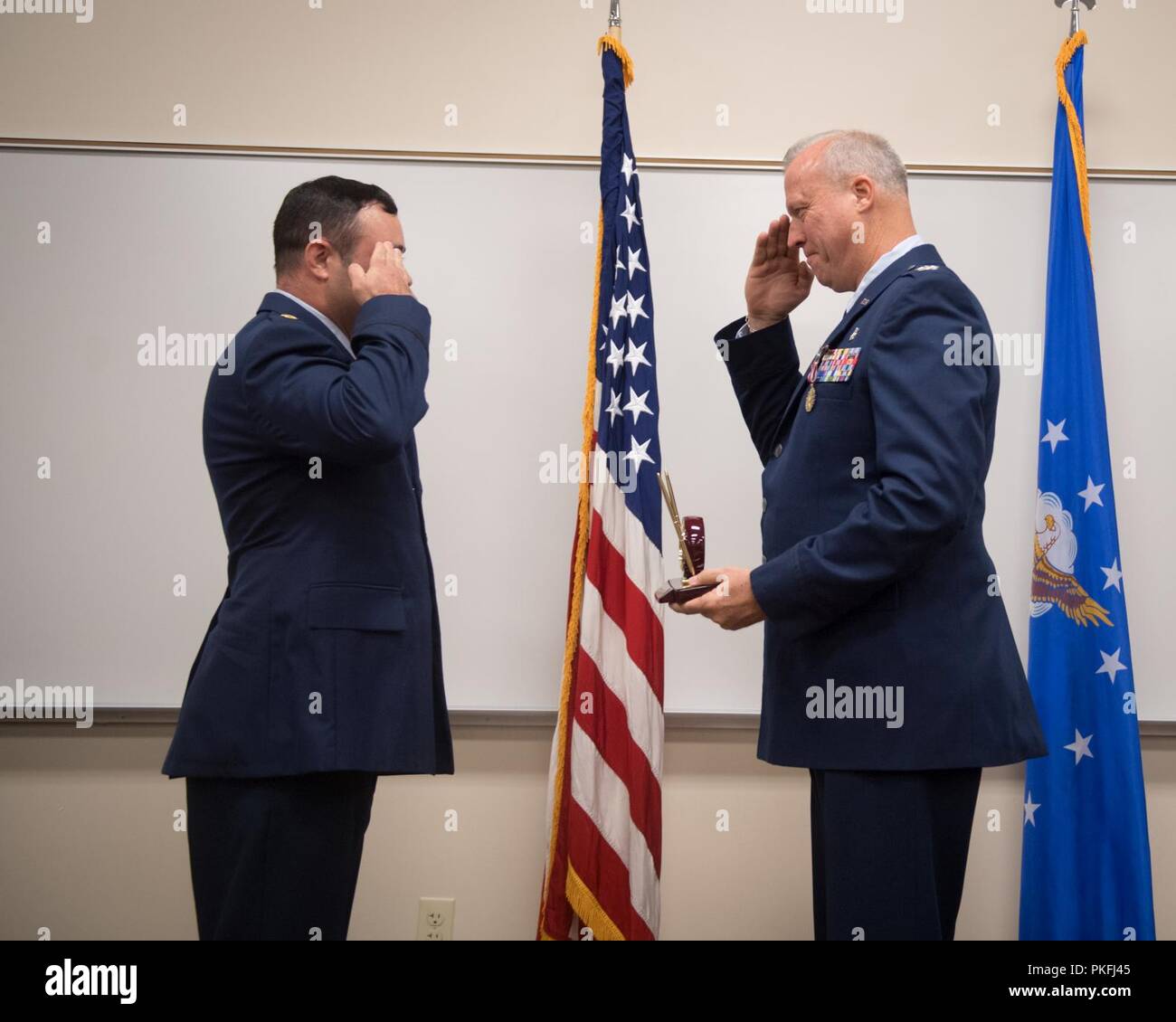 Col. Jon Dosset retires from the Air Force at Barksdale Air Force Base ...