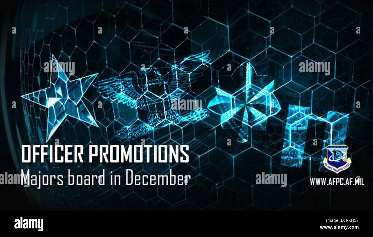 The calendar year 2018D major Line of the Air Force promotion board is ...