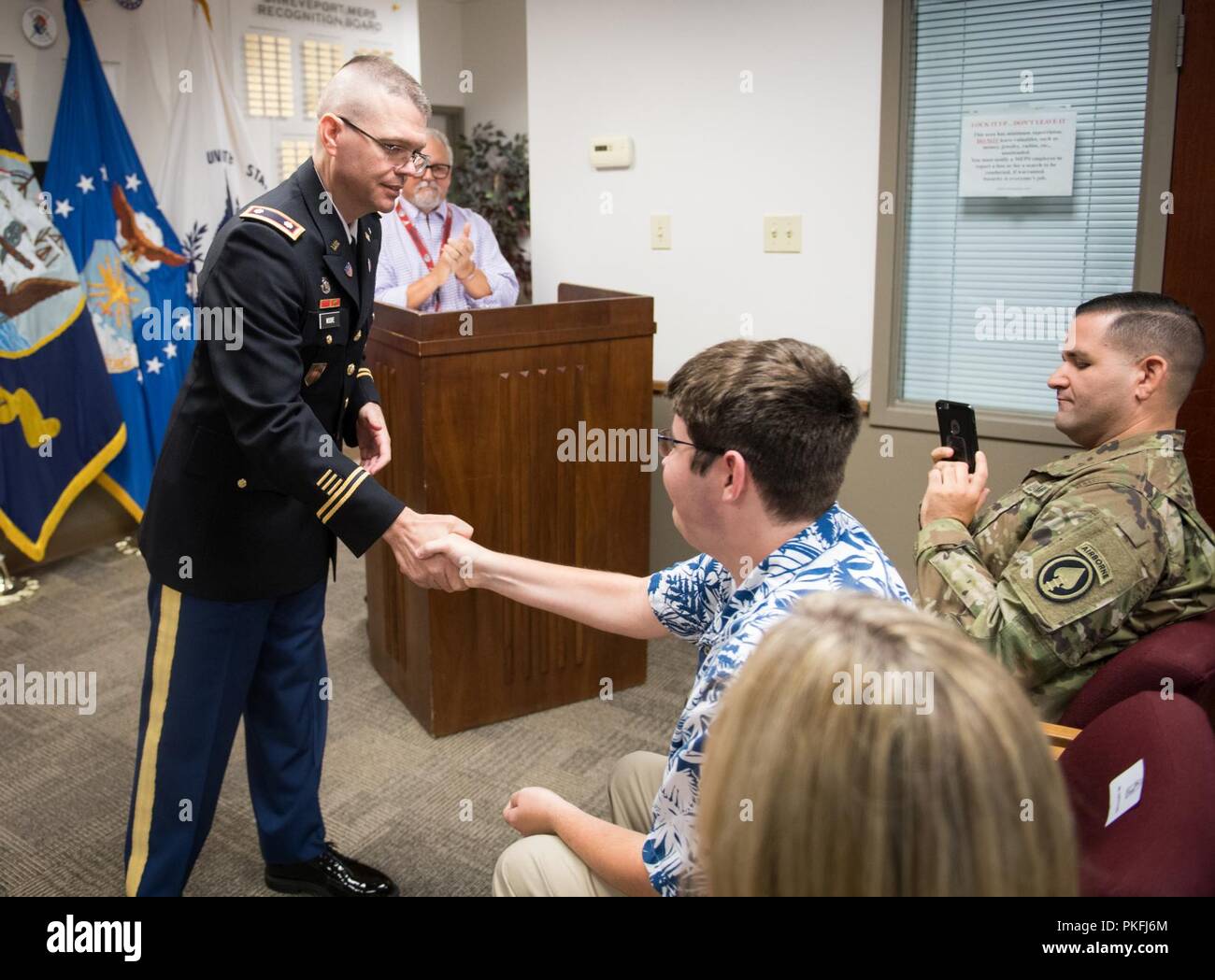 Major Benjamin Walker, Shreveport Military Entrance Processing Station ...